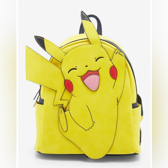 Loungefly | Bags | Loungefly Pokmon Pikachu Smiling Mini Backpack ...